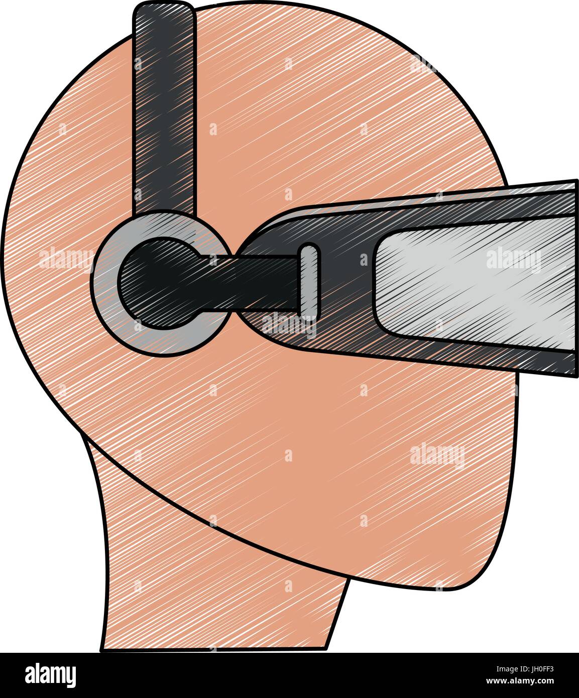 virtual reality vector illustration Stock Vector Image & Art - Alamy