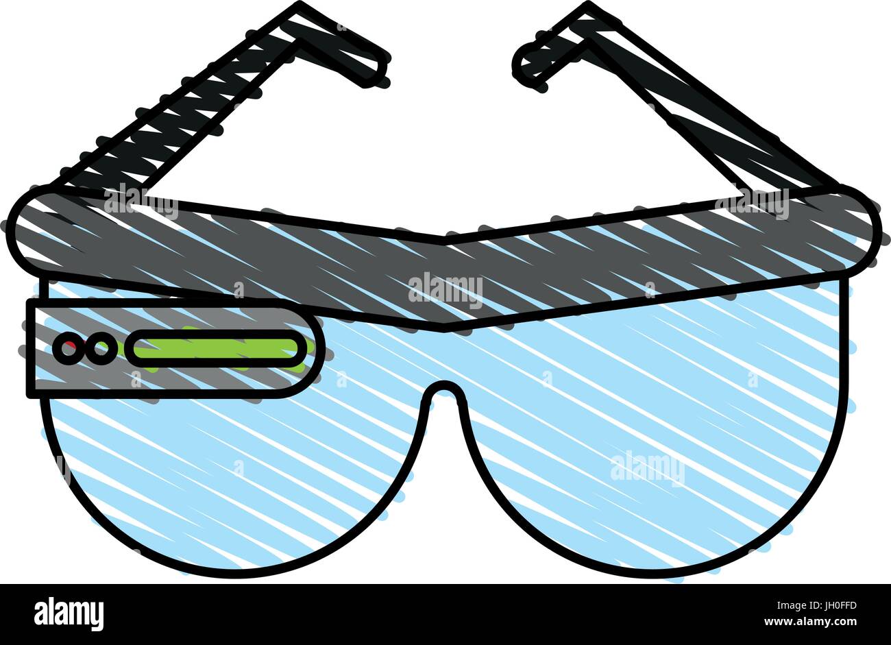 virtual reality vector illustration Stock Vector Image & Art - Alamy