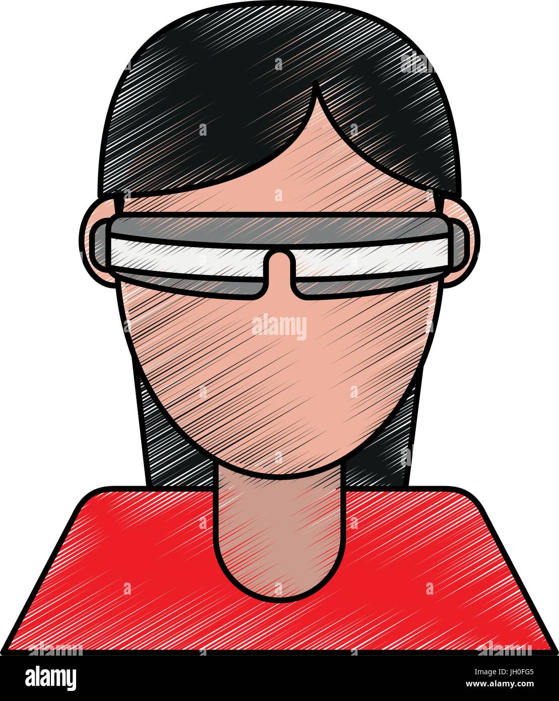 Virtual avatar woman Stock Vector Images - Alamy