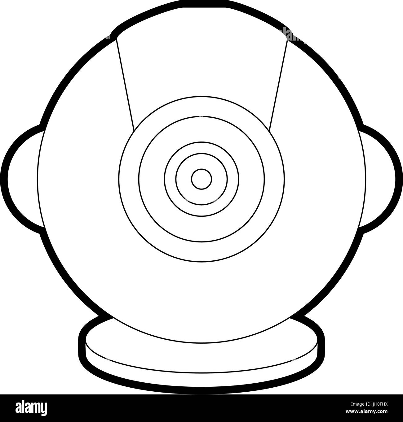 Webcam Vector Illustration Stock Vector Image And Art Alamy