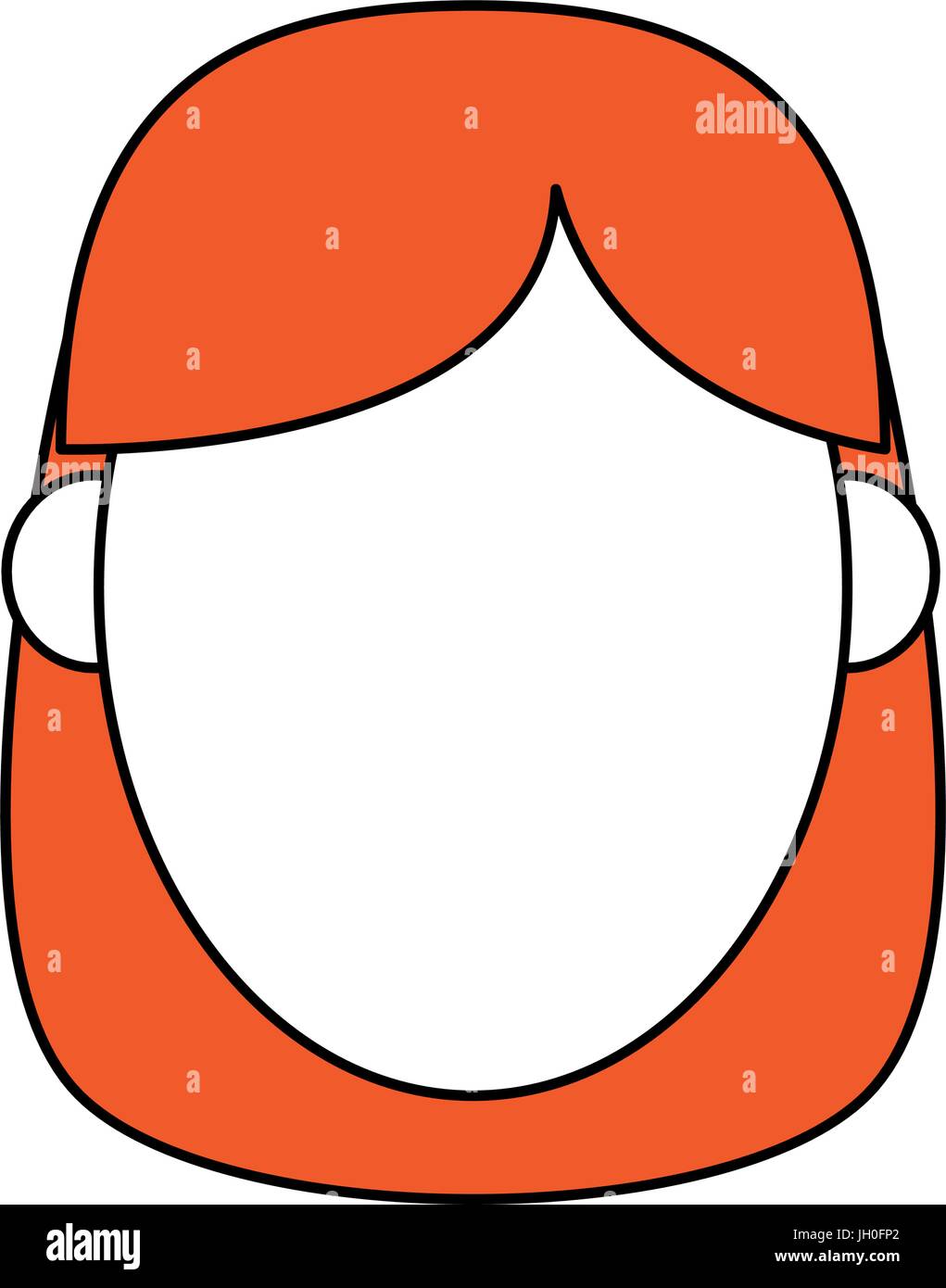 woman head vector illustration Stock Vector Image & Art - Alamy