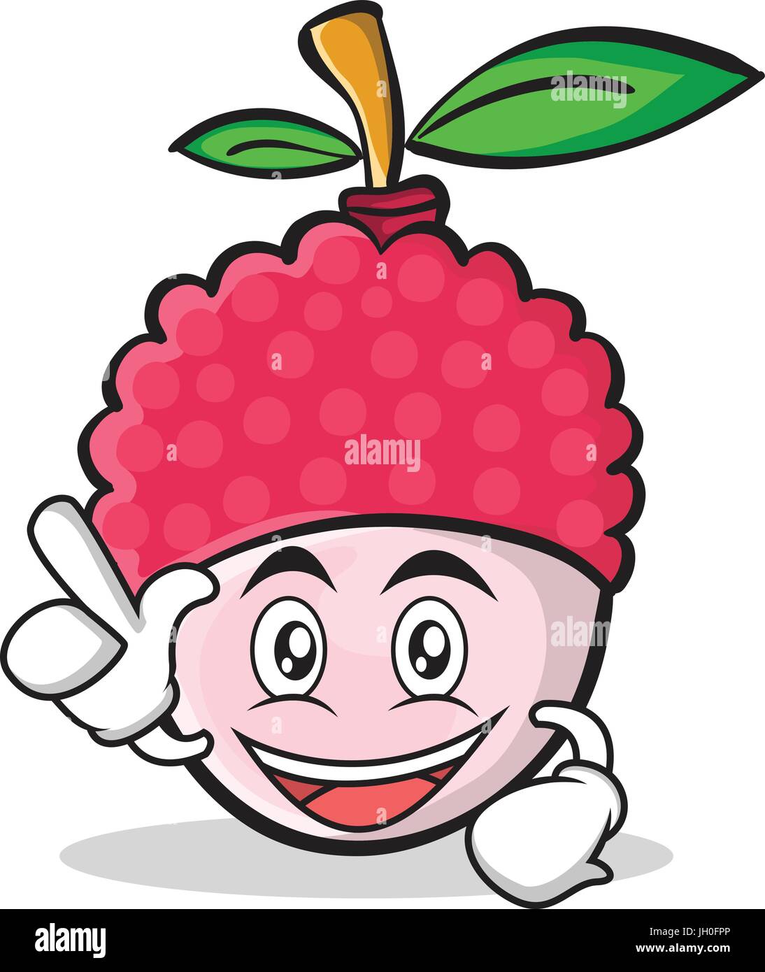 Have an idea lychee cartoon character style Stock Vector Image & Art ...