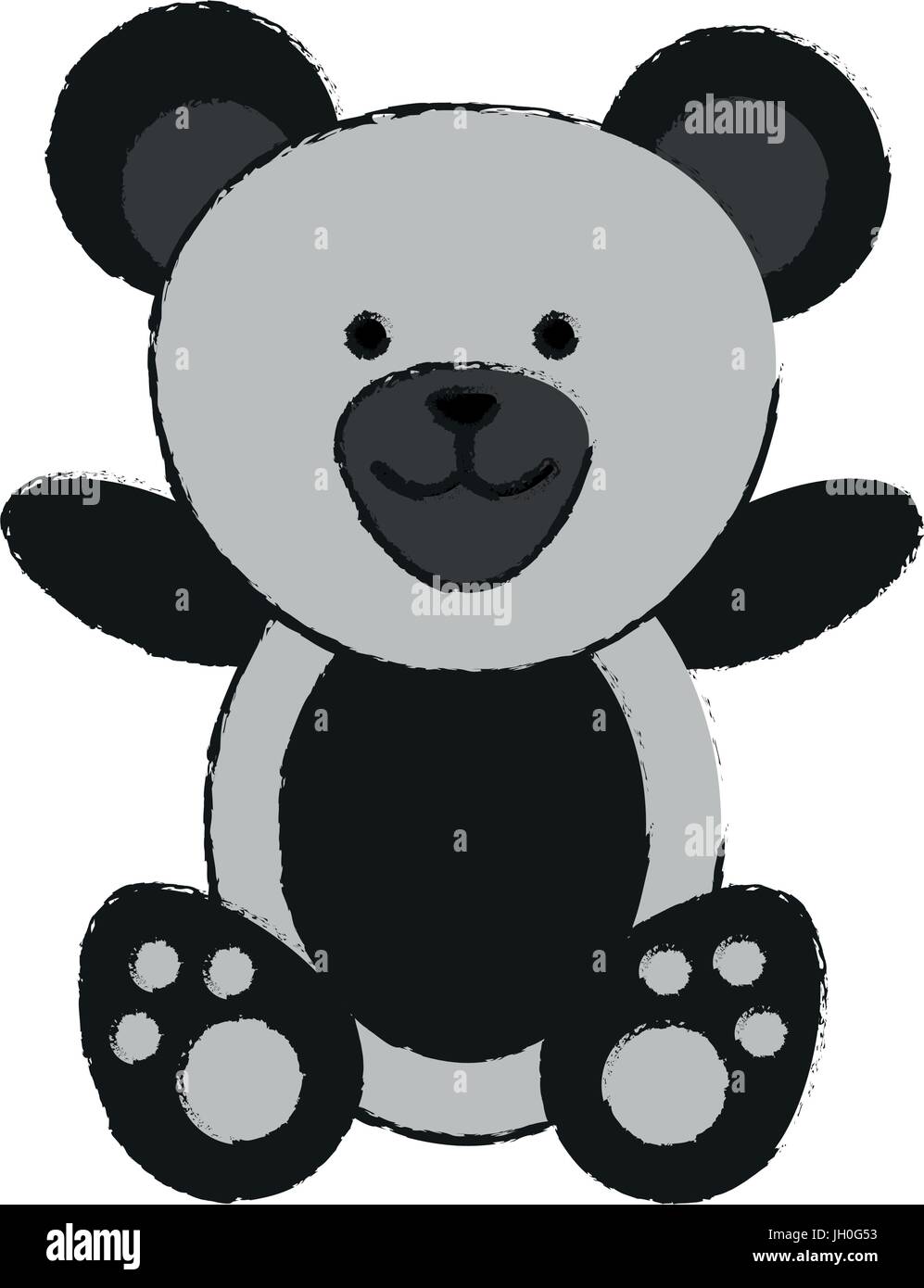 bear or cute stuffed animal icon image Stock Vector Image & Art - Alamy