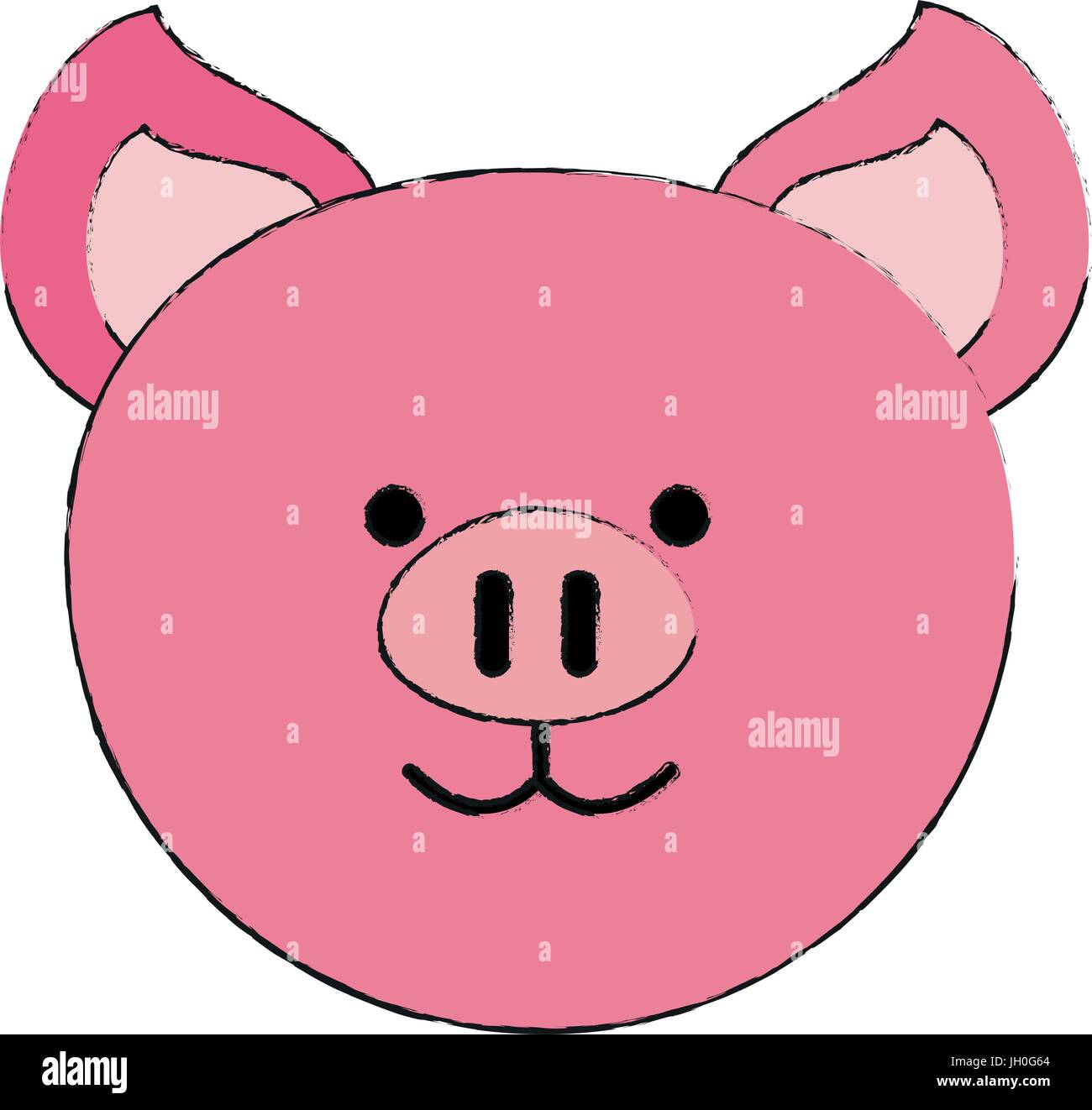 pig or cute stuffed animal icon image Stock Vector Image & Art - Alamy