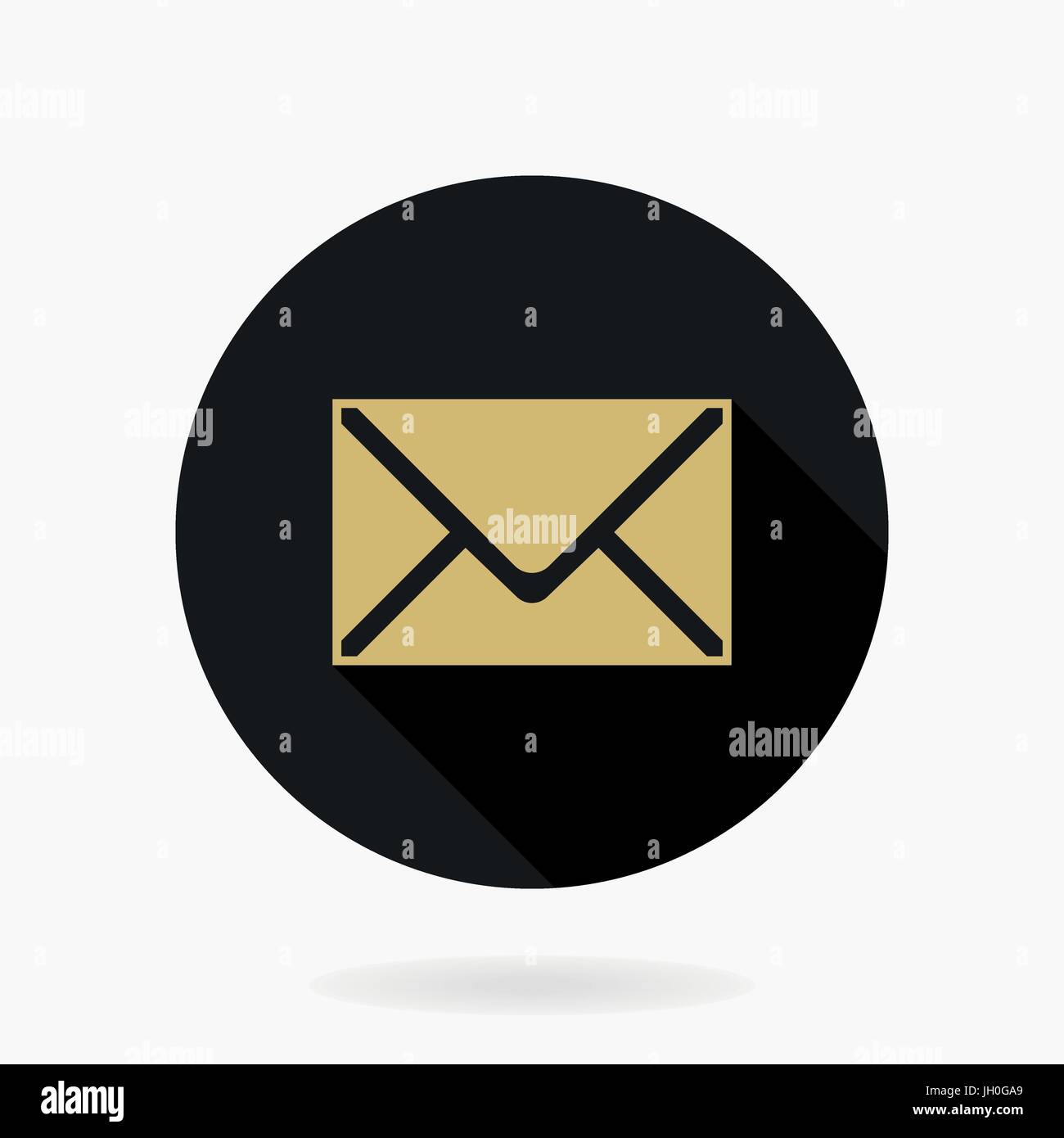 Mail flat icon pictogram Stock Vector Images - Alamy