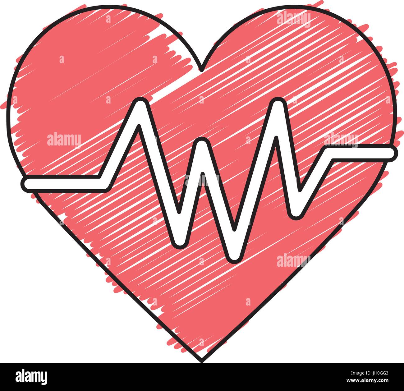 heartbeat element to know cardiac rhythm Stock Vector Image & Art - Alamy