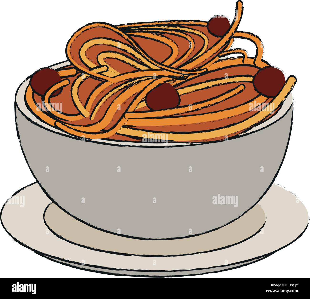 Vegan meatballs Stock Vector Images - Alamy