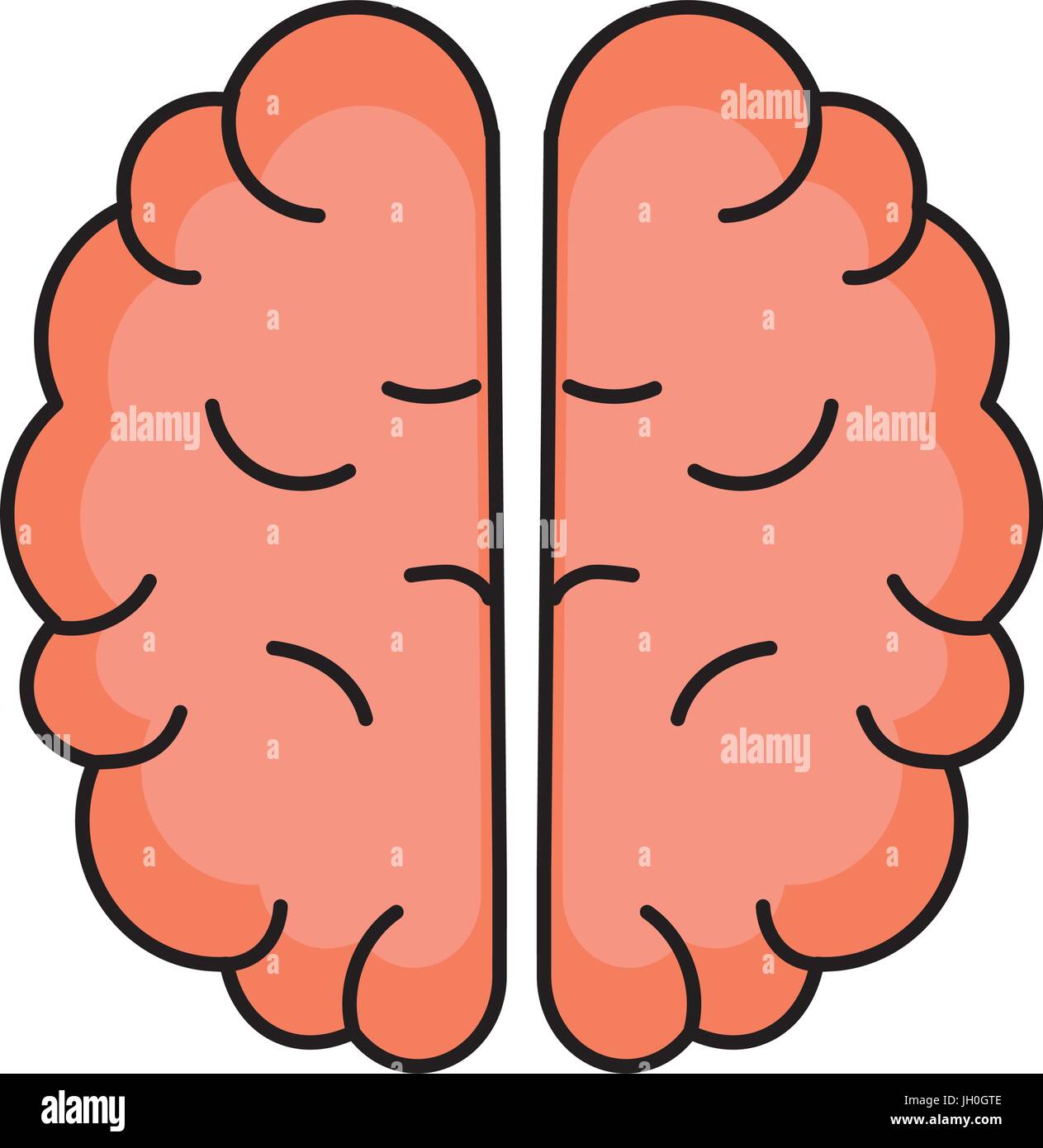 creative brain with idea over white background Stock Vector Image & Art ...
