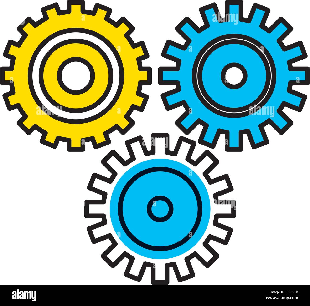 industry gears to process engineering Stock Vector Image & Art - Alamy
