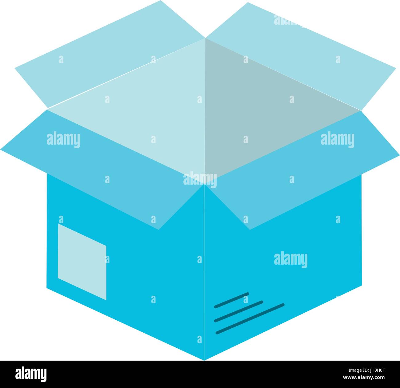 open box to delivery innovation Stock Vector Image & Art - Alamy