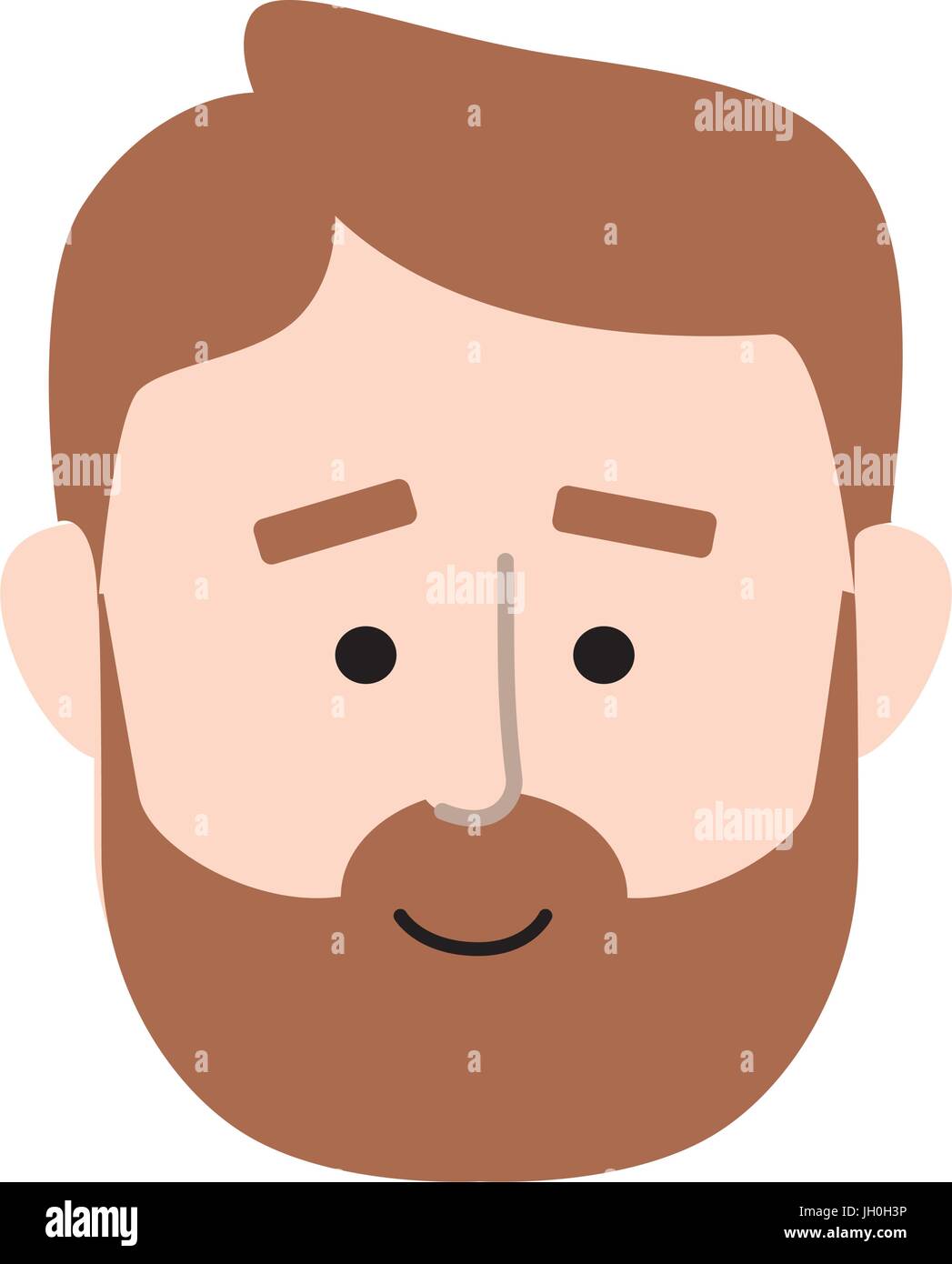 man face with hairstyle design Stock Vector Image & Art - Alamy