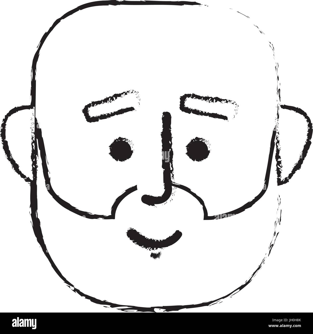 figure man face with hairstyle design Stock Vector Image & Art - Alamy