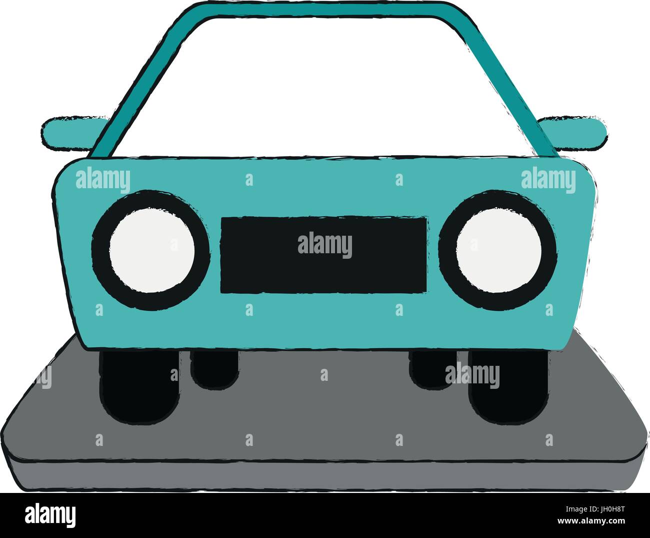 car frontview icon image Stock Vector Image & Art - Alamy