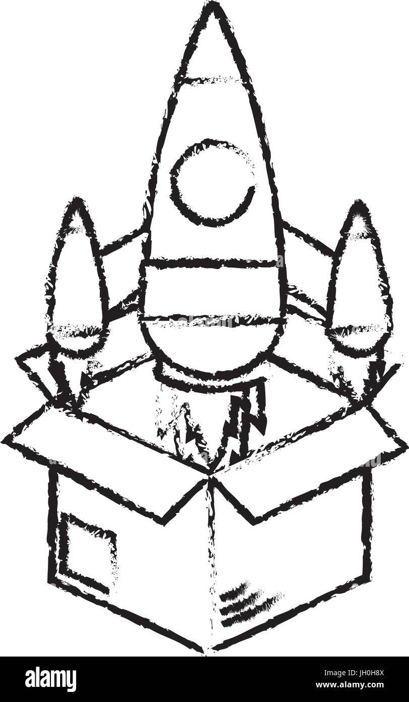 Rocket side Black and White Stock Photos & Images - Alamy