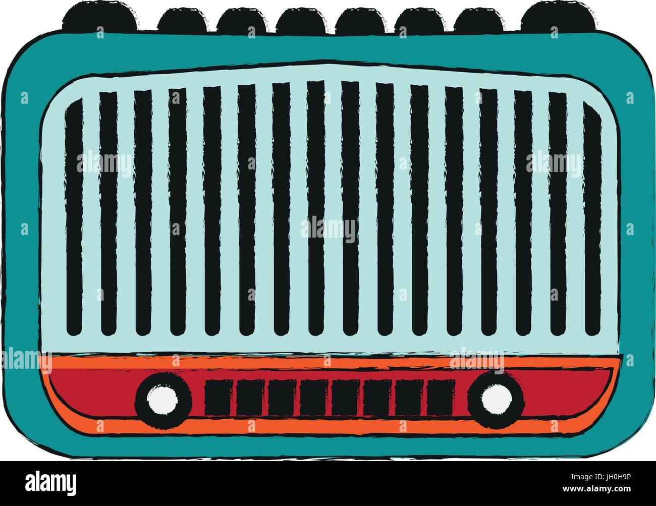 vintage radio icon image Stock Vector Image & Art - Alamy