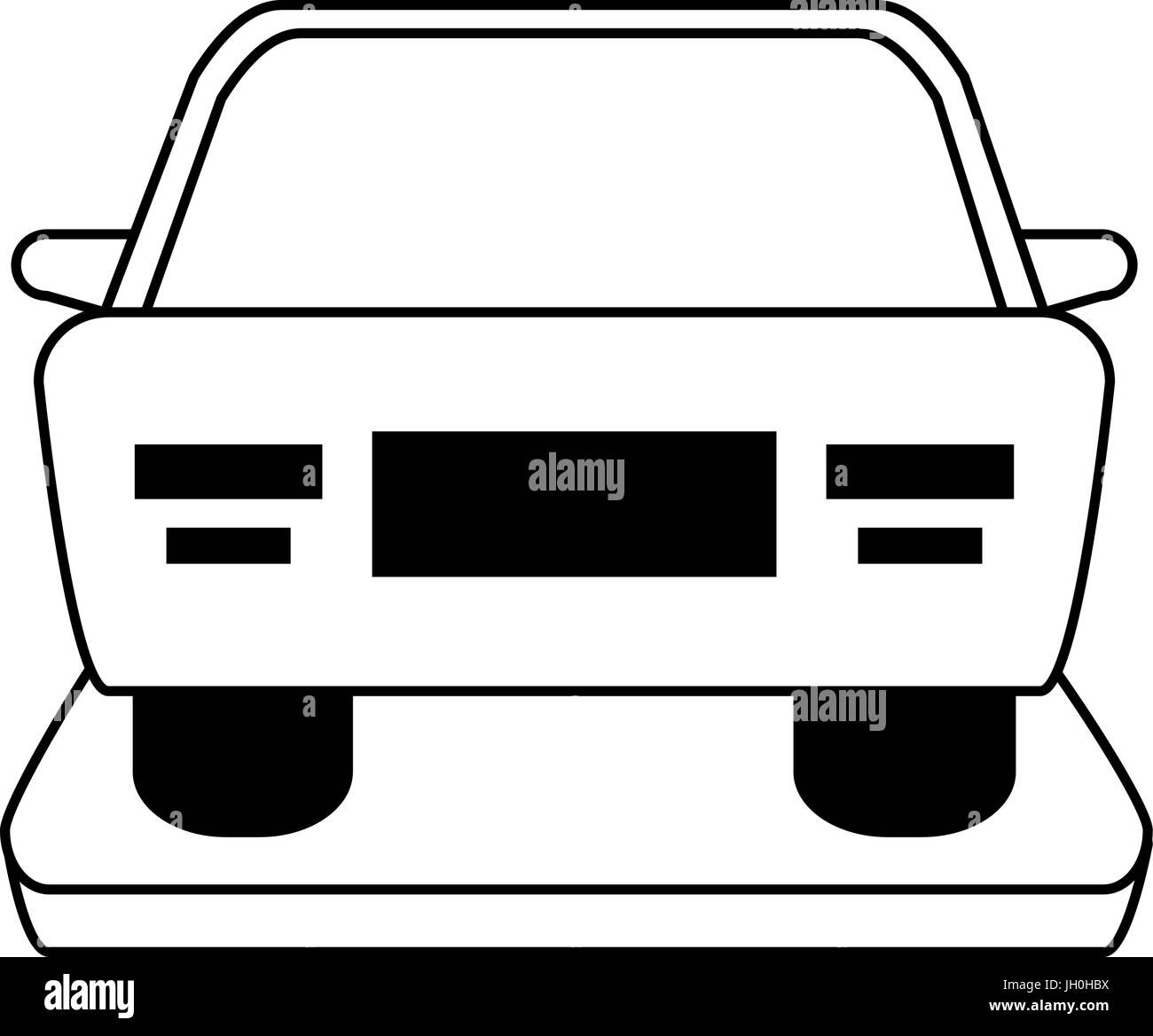 car frontview icon image Stock Vector Image & Art - Alamy