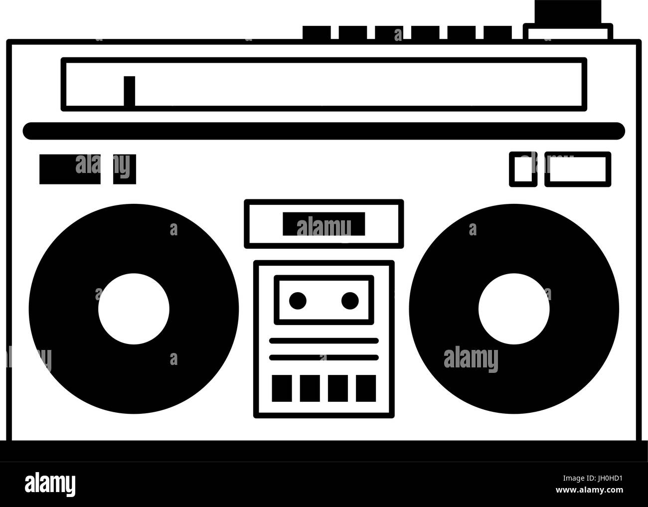 Boombox icon Stock Vector Images - Alamy