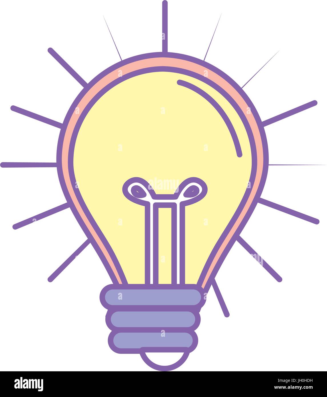 light bulb idea to creative invention Stock Vector Image & Art - Alamy