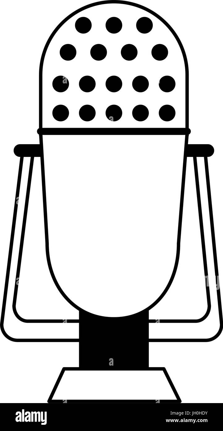 vintage microphone icon image Stock Vector Image & Art - Alamy