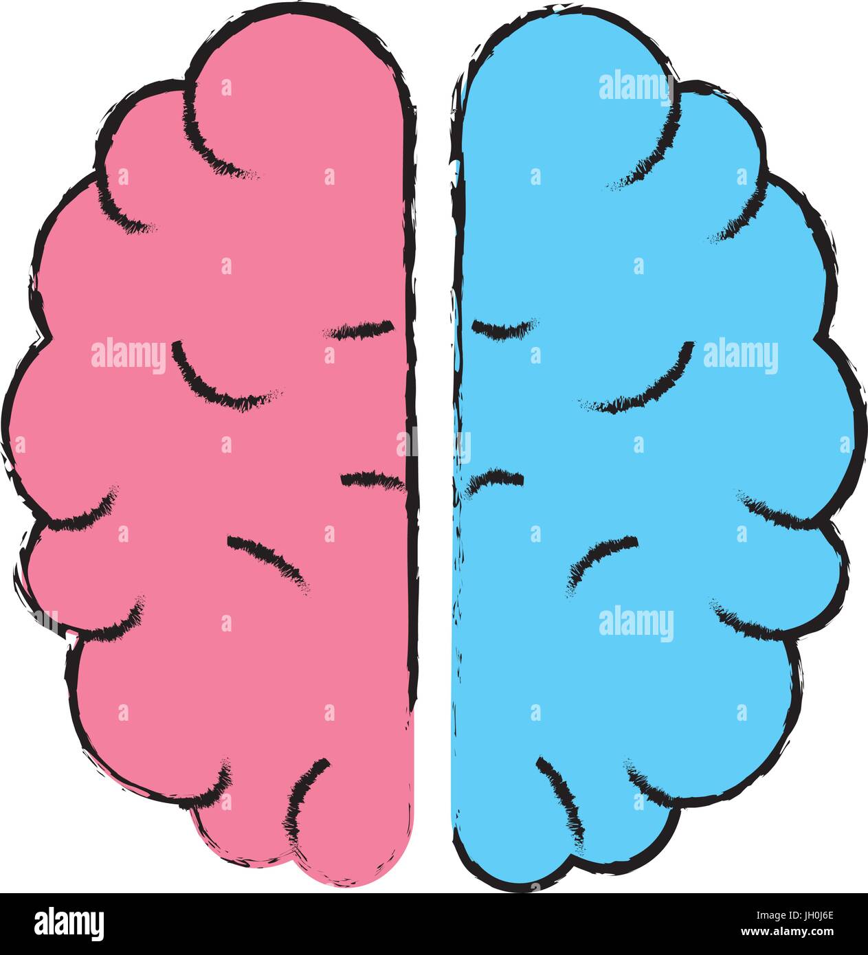 creative brain with idea over white background Stock Vector Image & Art ...