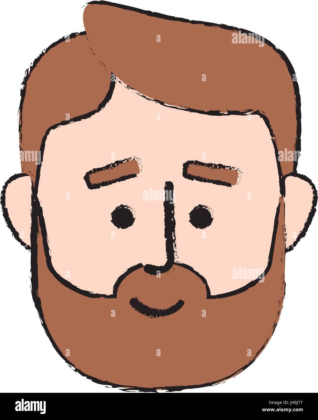 man face with hairstyle design Stock Vector Image & Art - Alamy