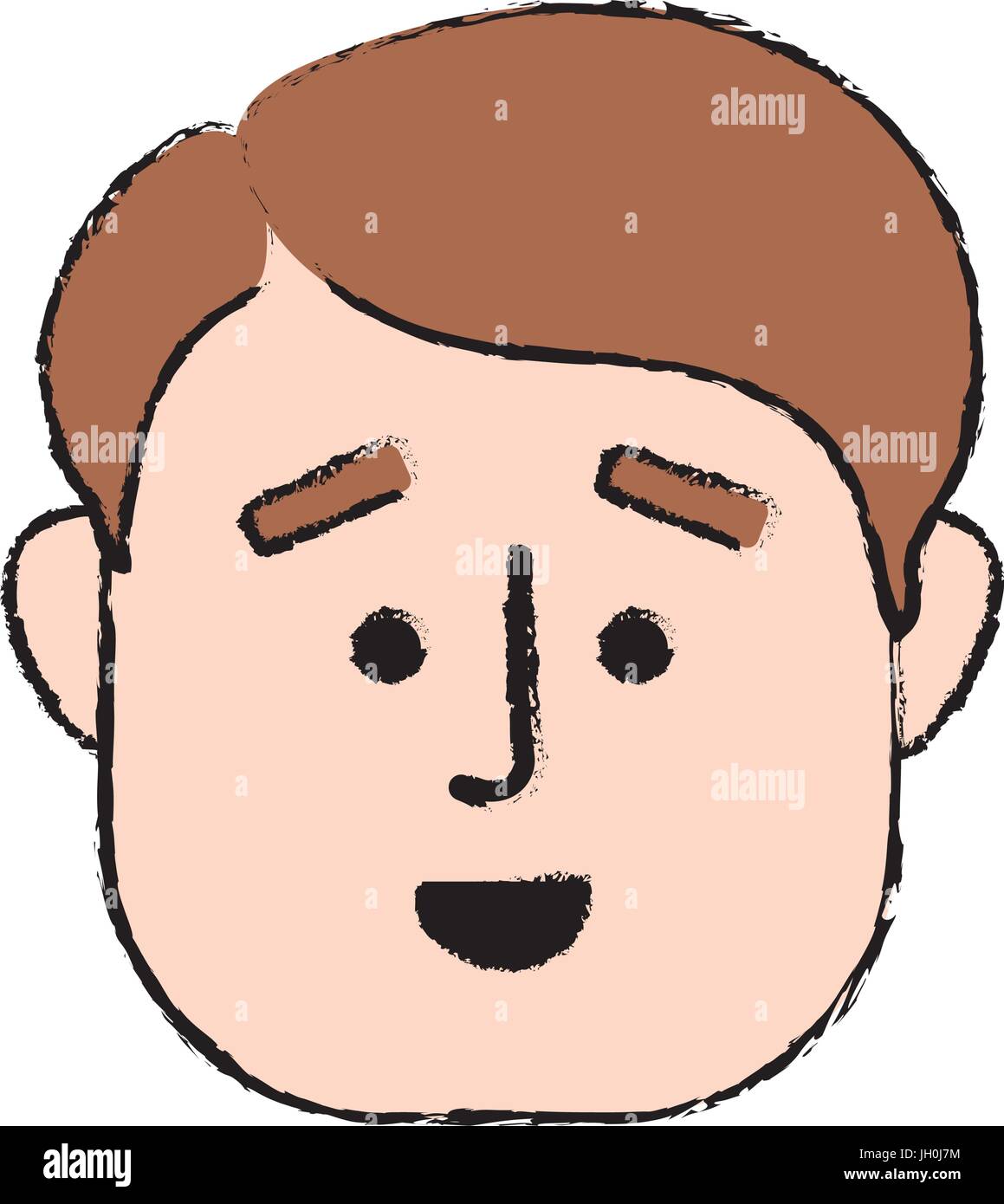 man face with hairstyle design Stock Vector Image & Art - Alamy