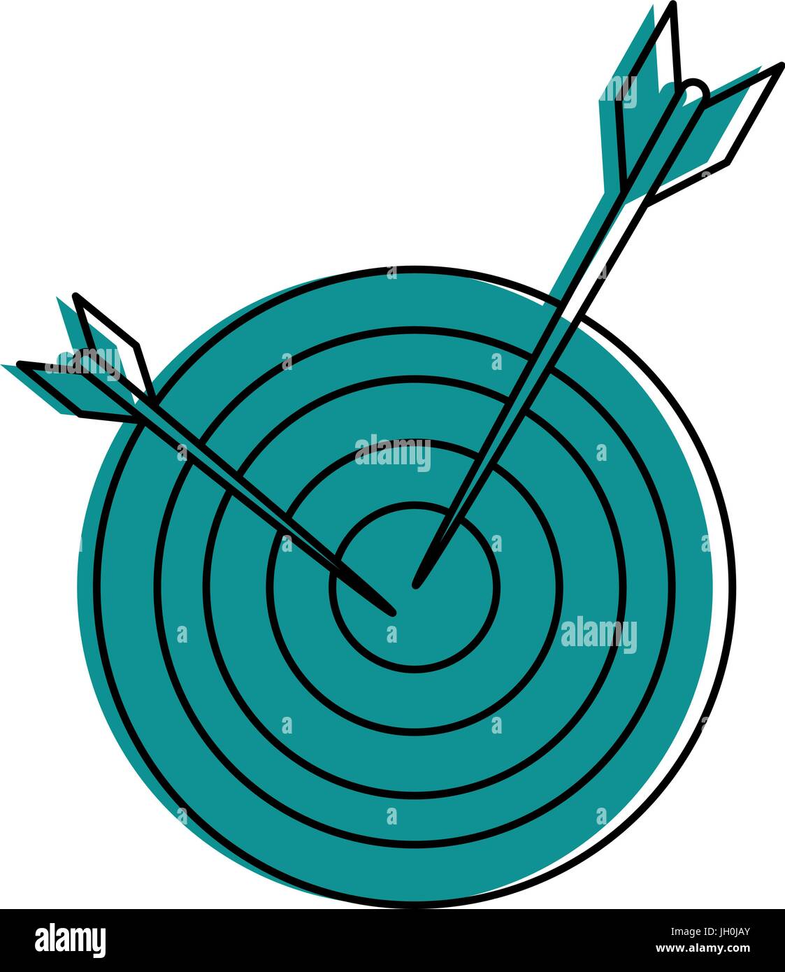 bullseye or dart board icon image Stock Vector Image & Art - Alamy