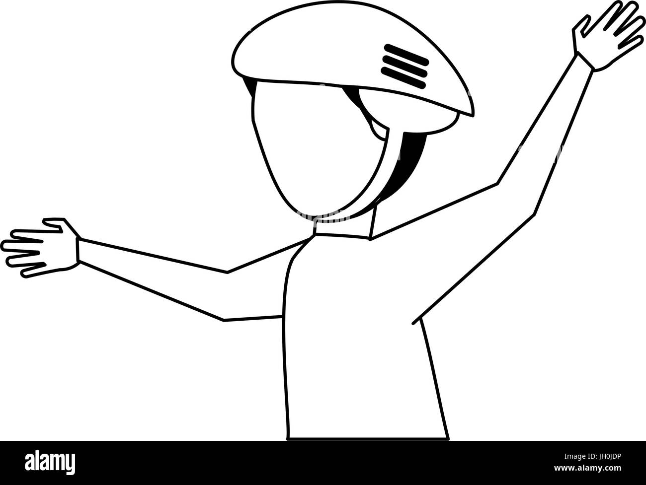 cyclist athlete sport avatar icon image Stock Vector Image & Art - Alamy