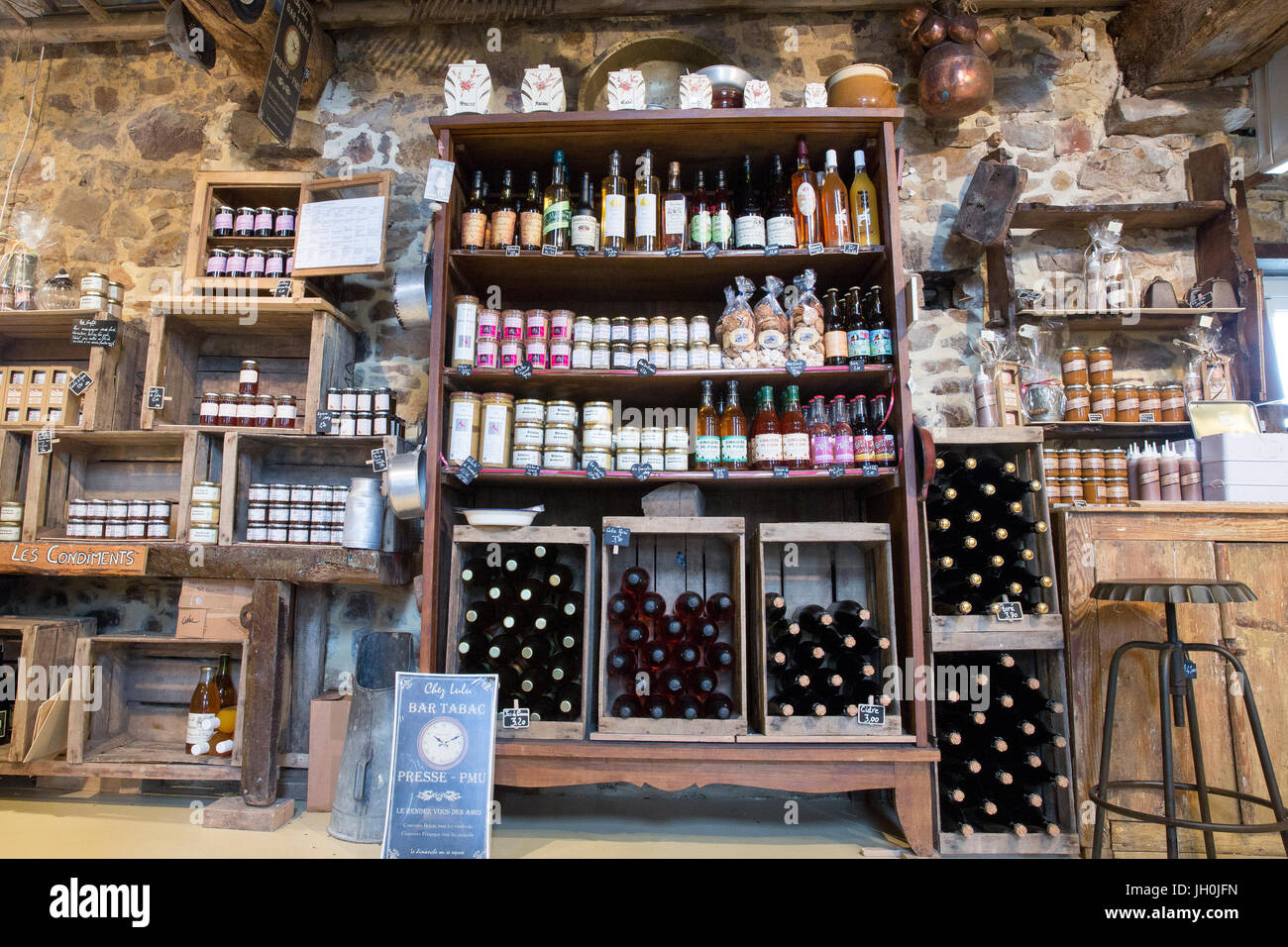 Valognes, Normandy, France - February 06, 2014. Traditional typical ...