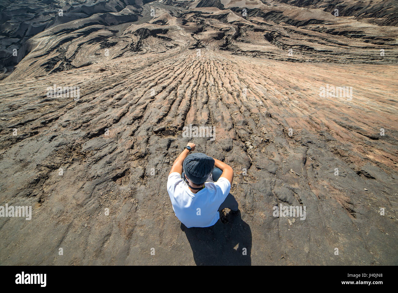 Volcanic Ash On Ground