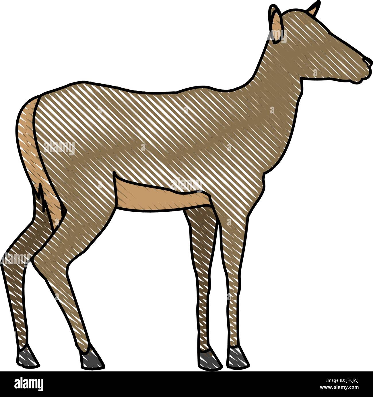 Female impala Stock Vector Images - Alamy