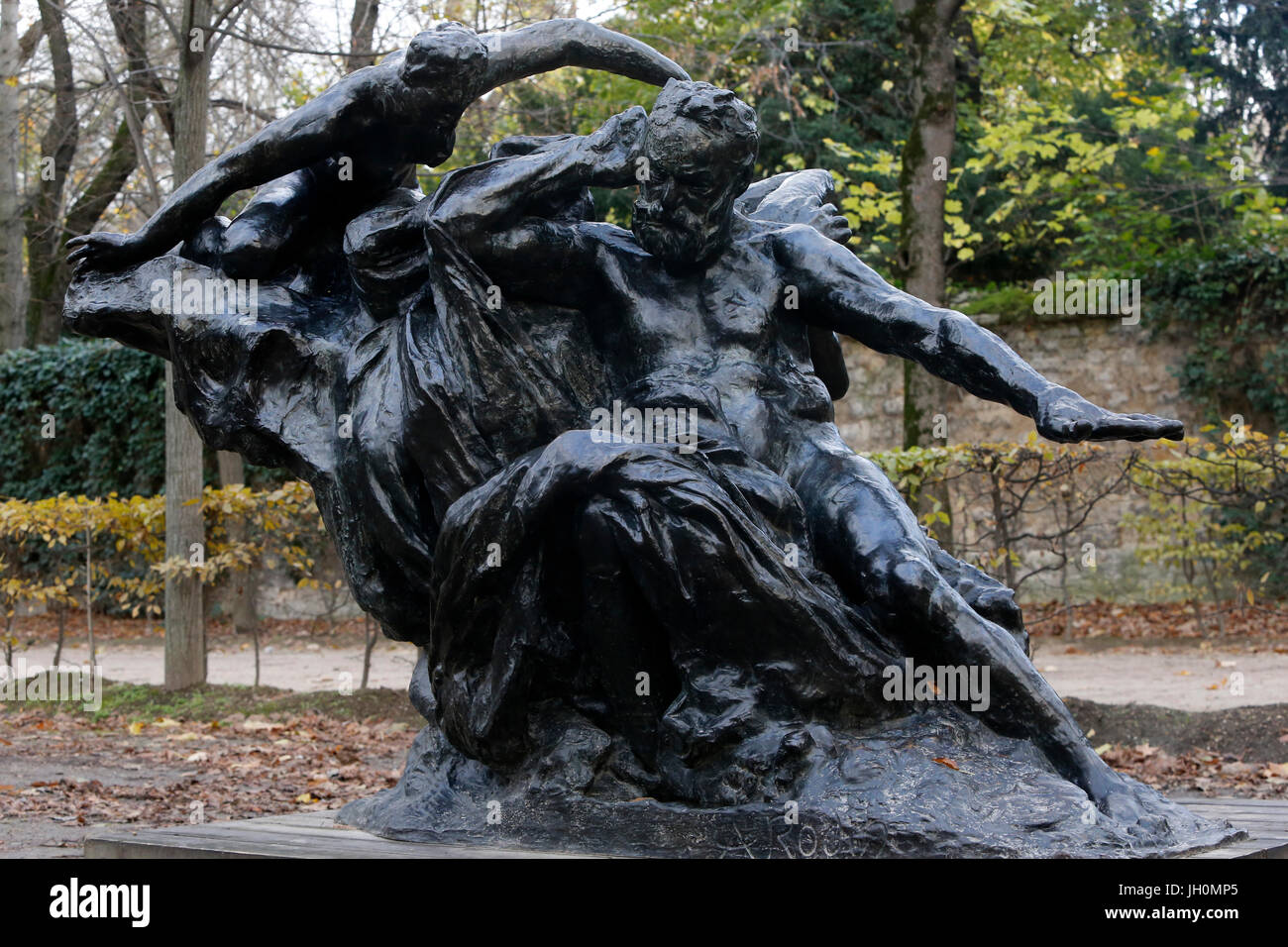 Rodin museum, Paris. Monument to Victor Hugo, known as the Palais Royal ...