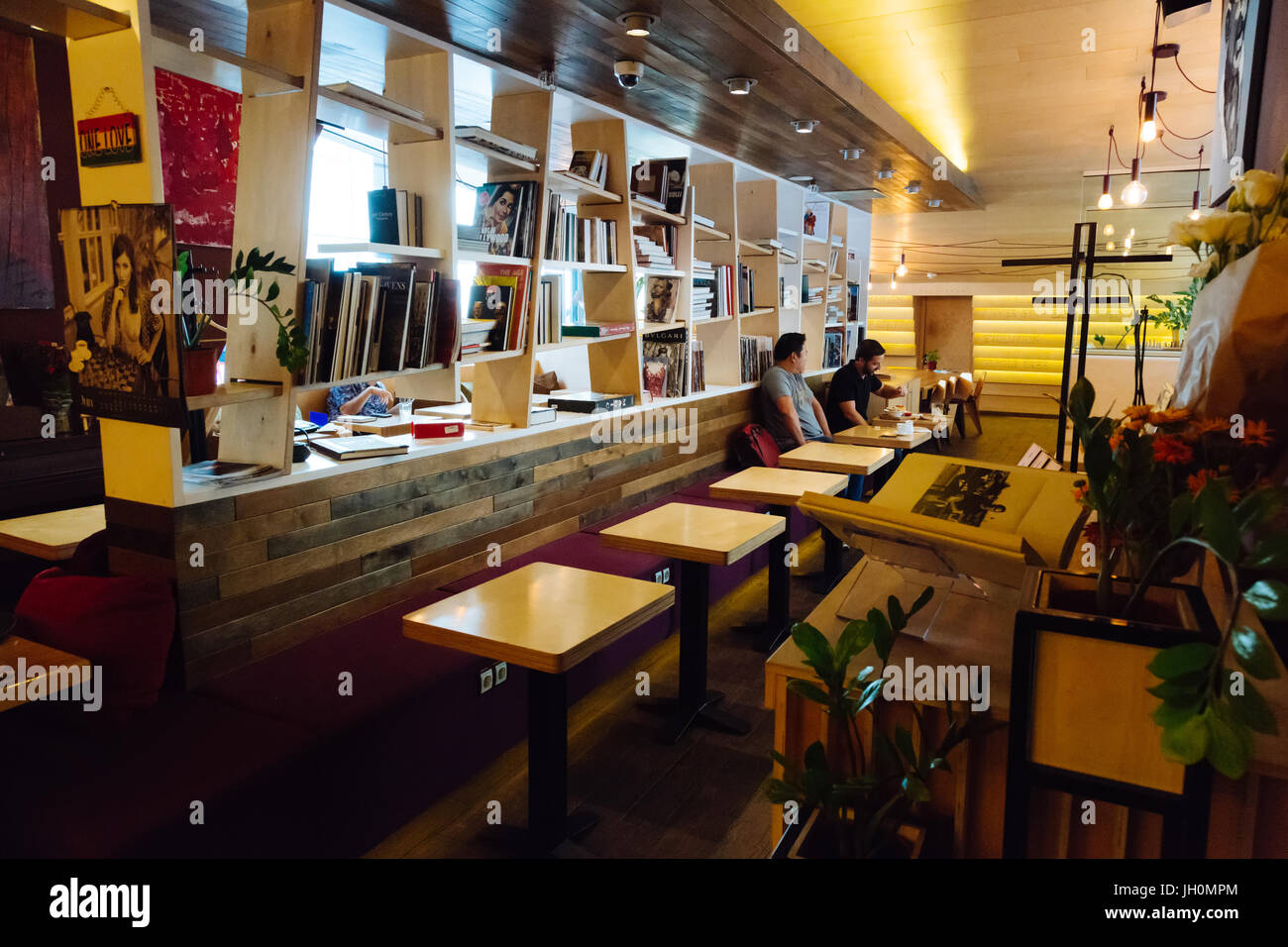 Picture of cozy coworking space Stock Photo - Alamy
