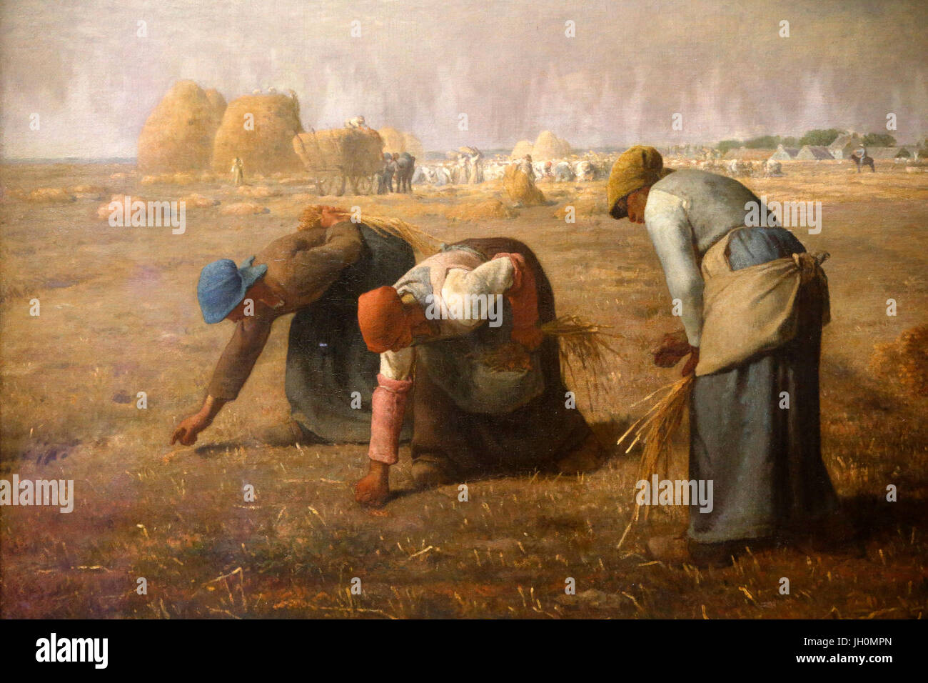 Orsay Museum. Jean-Fran ois Millet. The Gleaners. Oil on canvas. 1857 ...
