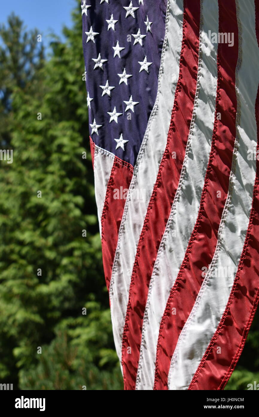 American flag in the sunlight Stock Photo - Alamy