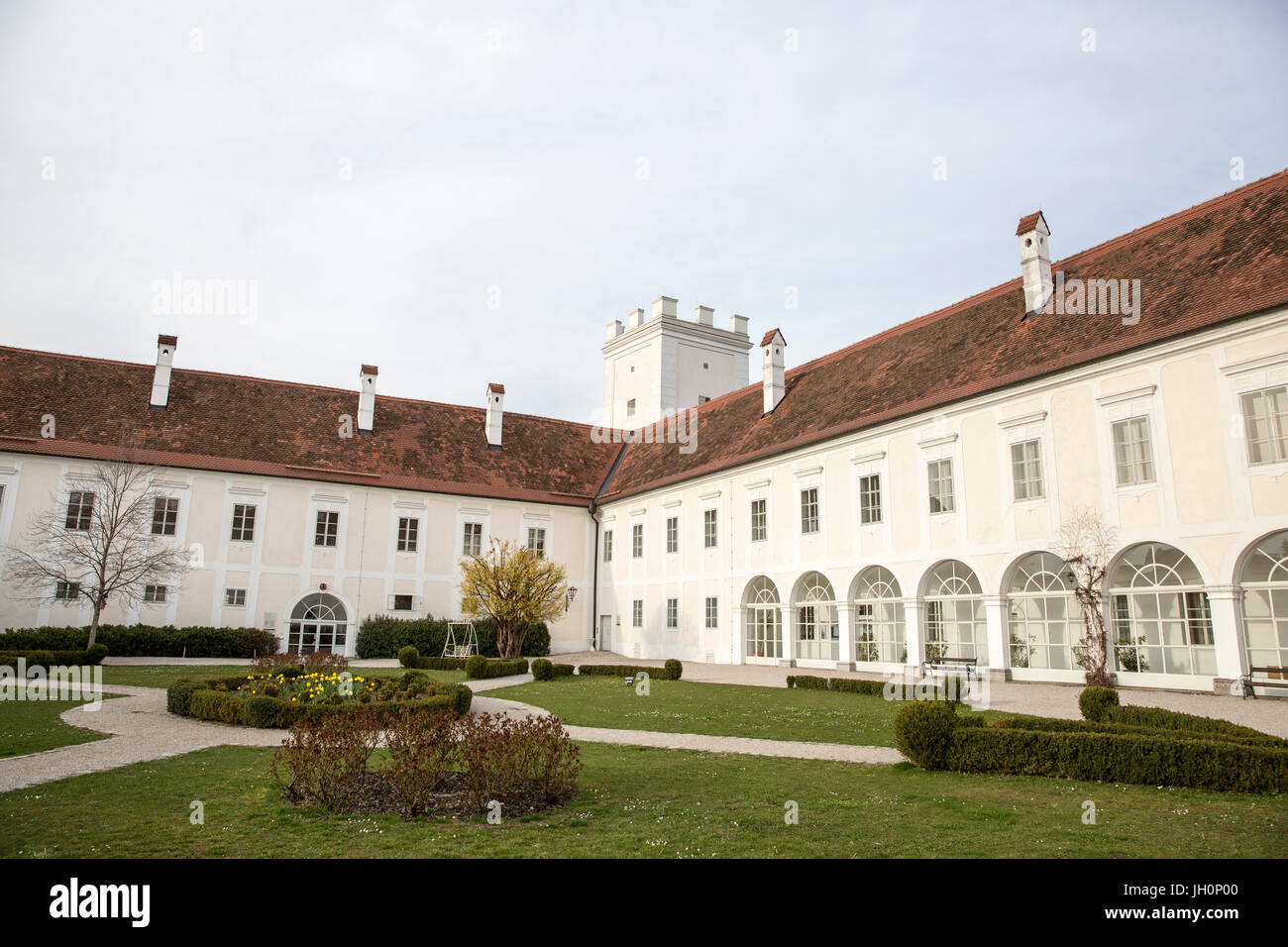 Schloss Enns in der Altstadt von Enns, Oberösterreich, Österreich Stock ...