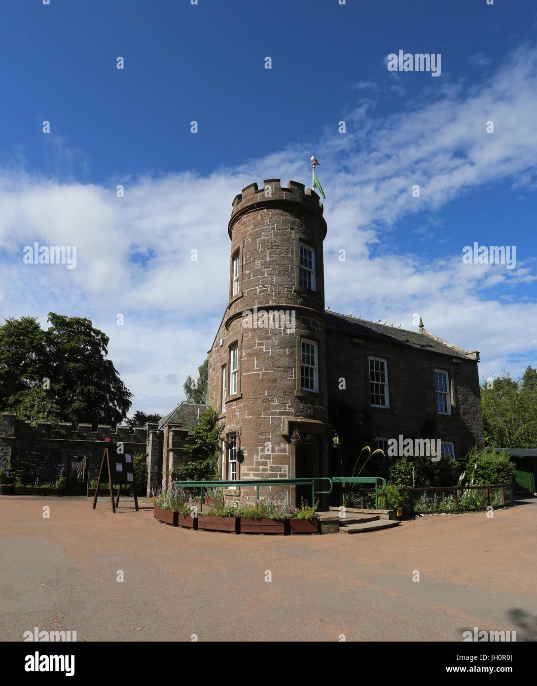 Ranger Station Monikie Country Park Angus Scotland July 2017 Stock ...