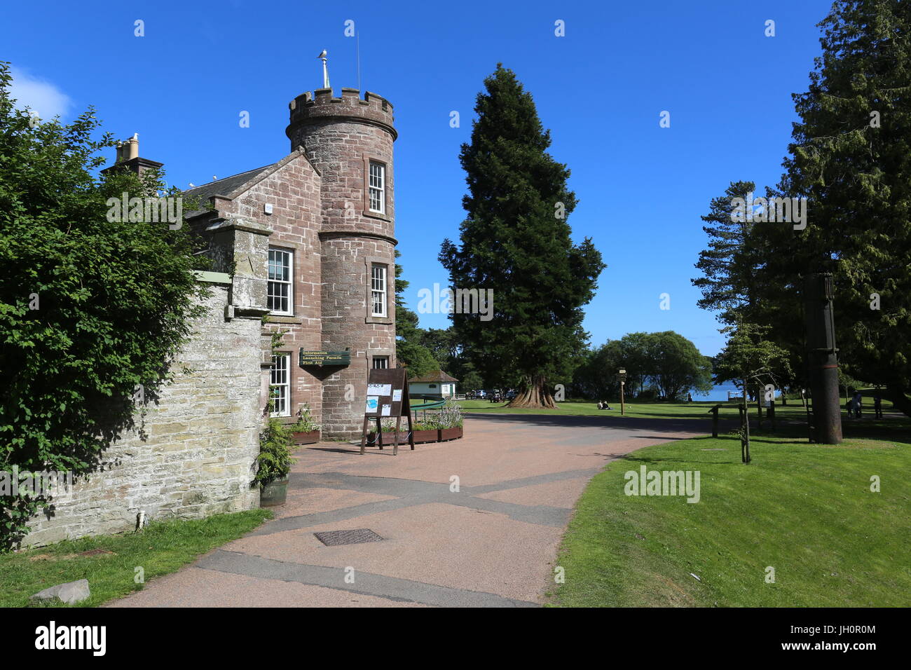 Ranger Station Monikie Country Park Angus Scotland July 2017 Stock ...