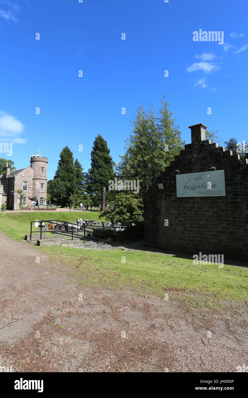 Cafe Byzantium Monikie Country Park Angus Scotland July 2017 Stock ...