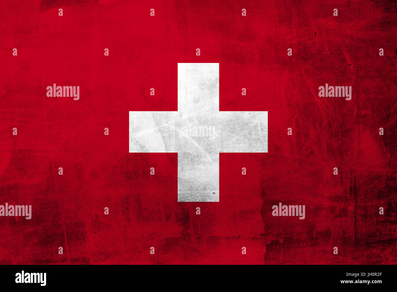 Grunge Swiss Flag on concrete wall Stock Photo - Alamy