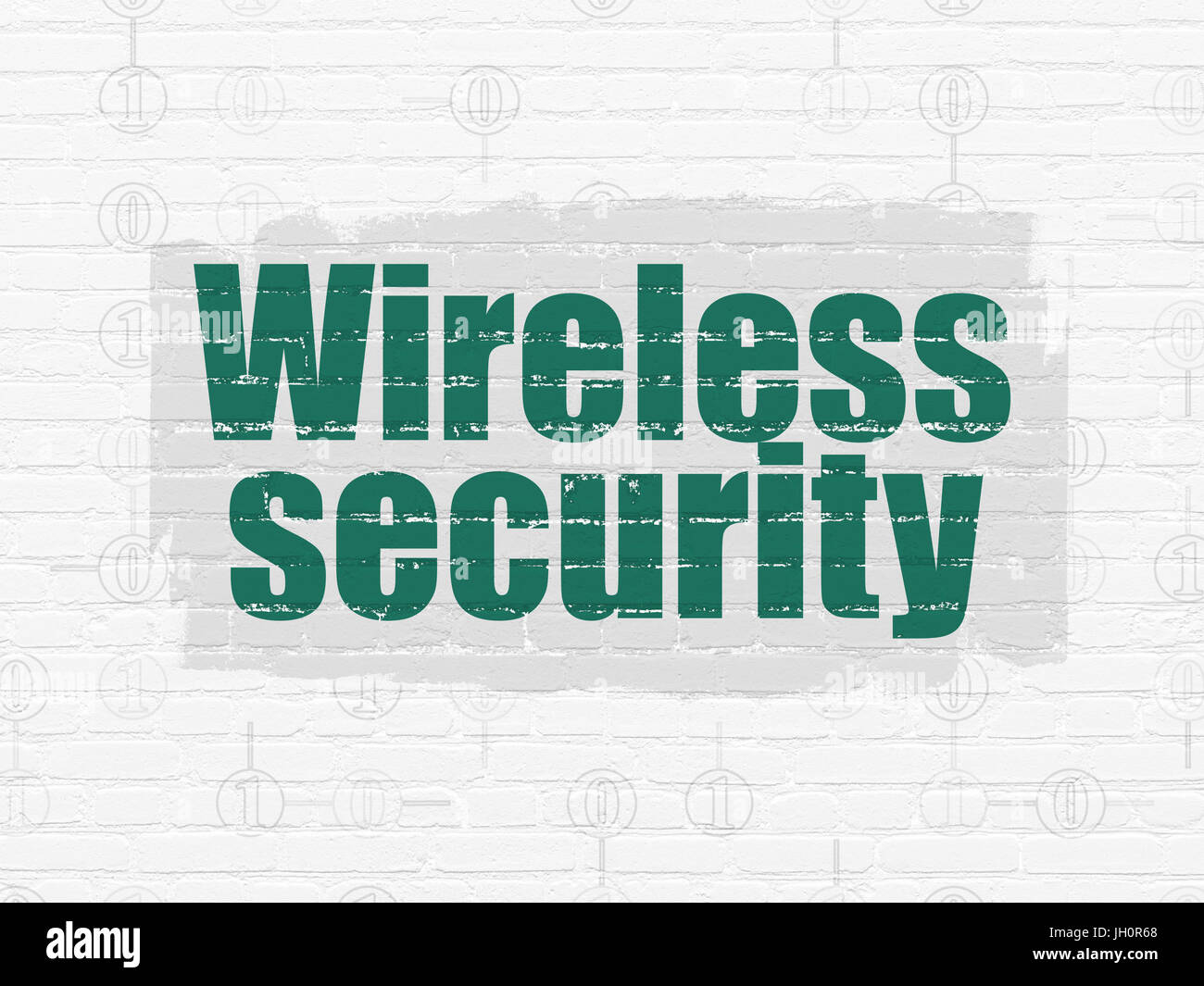 Safety concept: Wireless Security on wall background Stock Photo - Alamy
