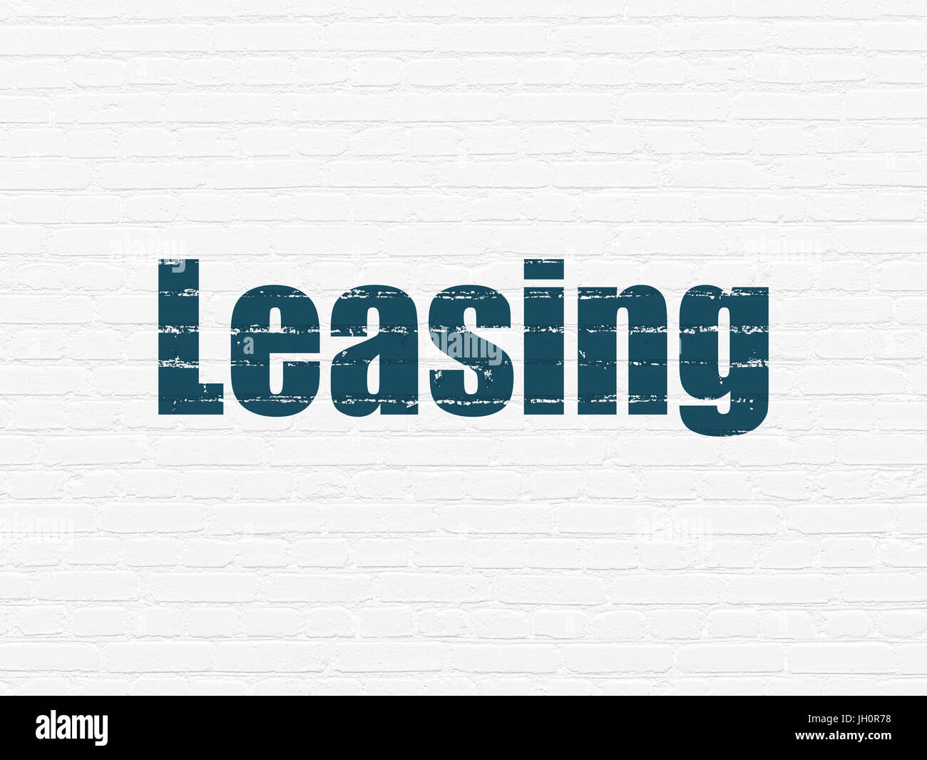 Business concept: Leasing on wall background Stock Photo - Alamy