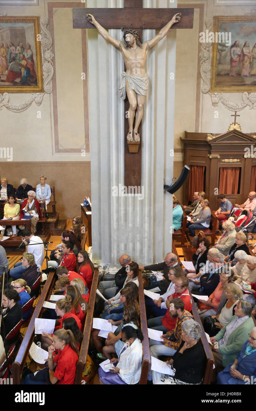 Catholic mass. France Stock Photo - Alamy