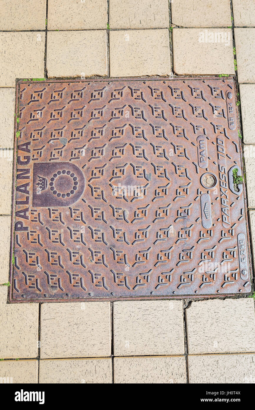Old manhole cover Stock Photo - Alamy
