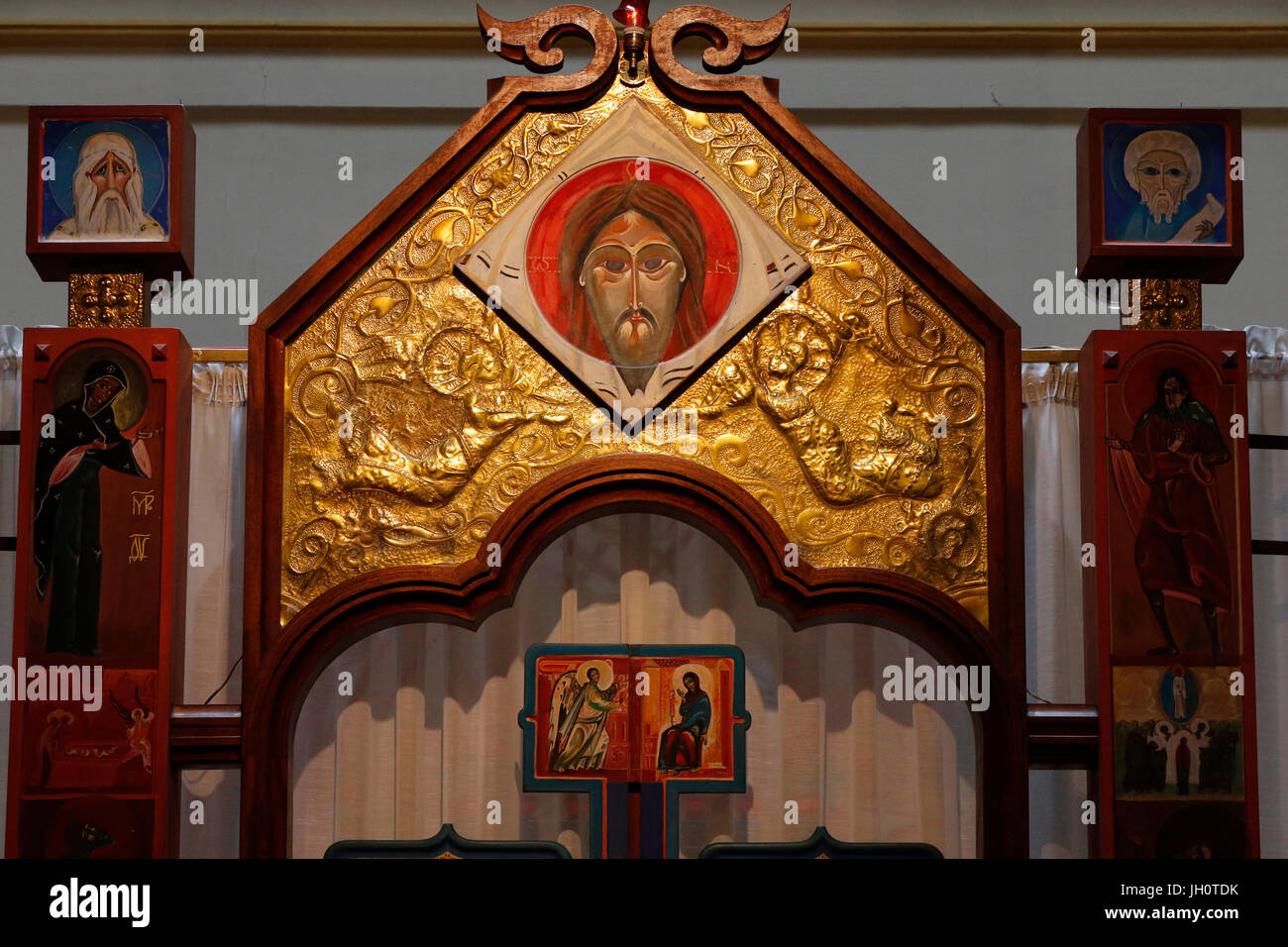 Saint Volodymyr the Great Ukrainian cathedral in Paris. France Stock ...