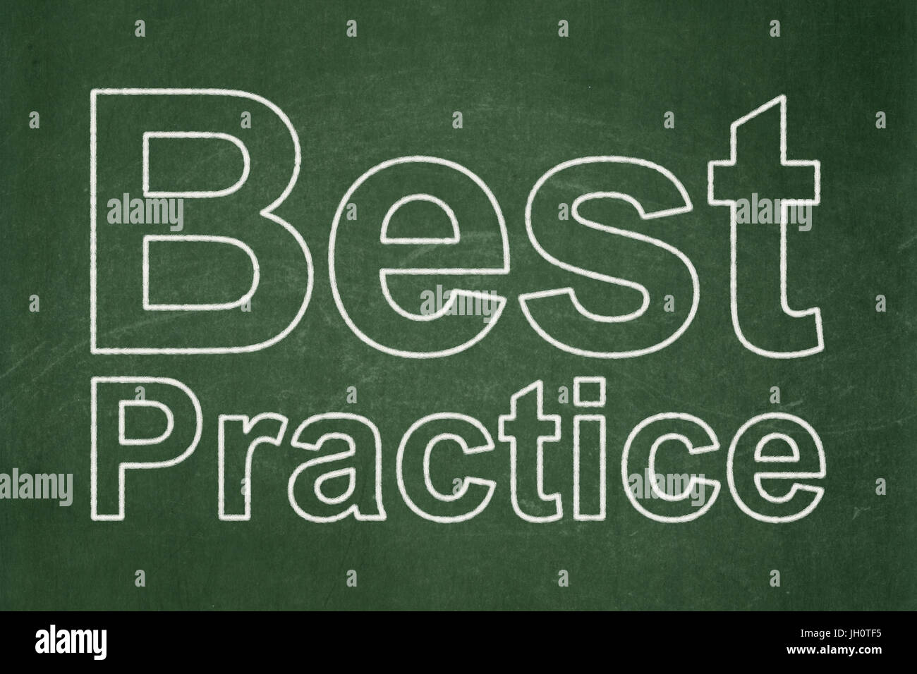 Learning concept: Best Practice on chalkboard background Stock Photo ...