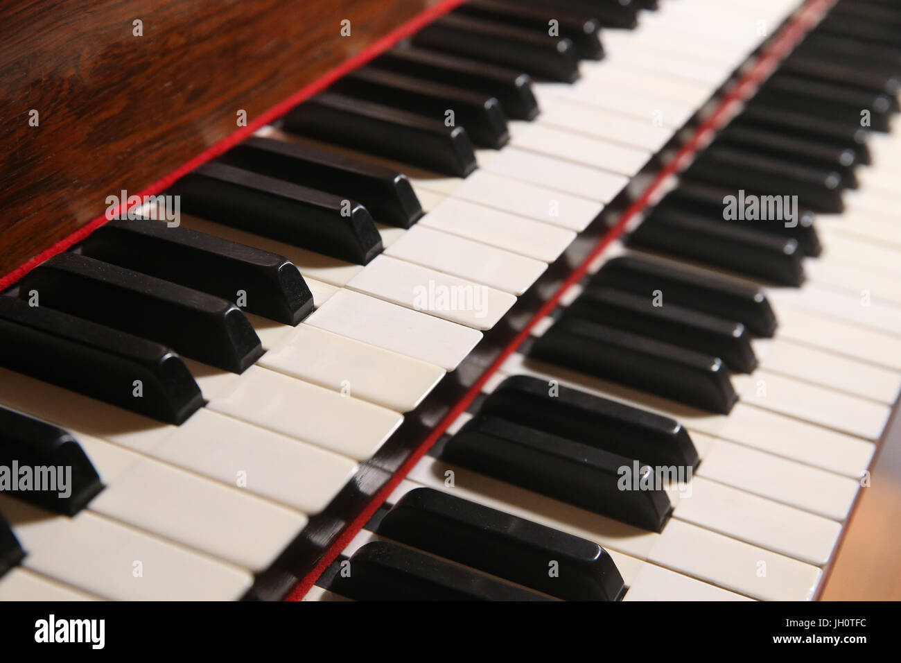 Baroque Organ Keyboard