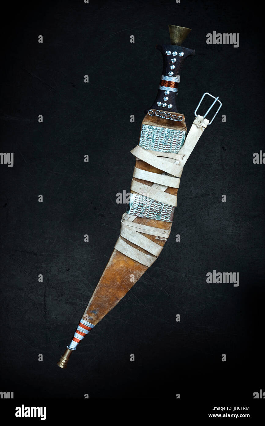 Traditional Afar Knife in Djibouti East Africa Stock Photo - Alamy