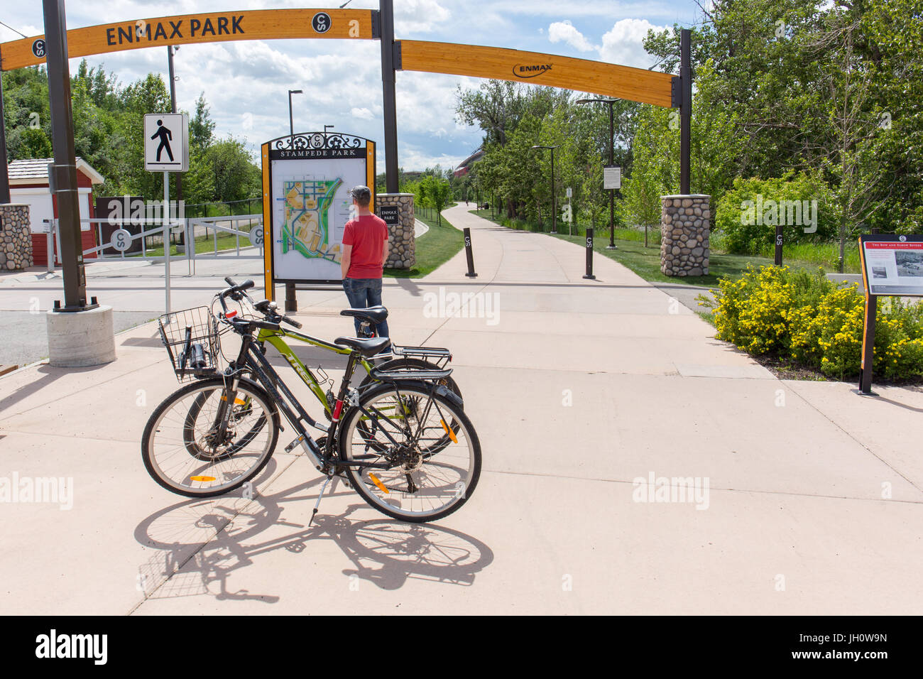 Stampede park map hi-res stock photography and images - Alamy