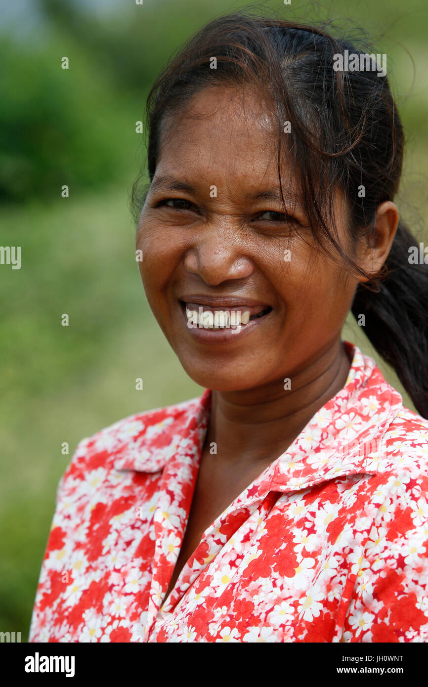 Khmer woman. Cambodia Stock Photo - Alamy